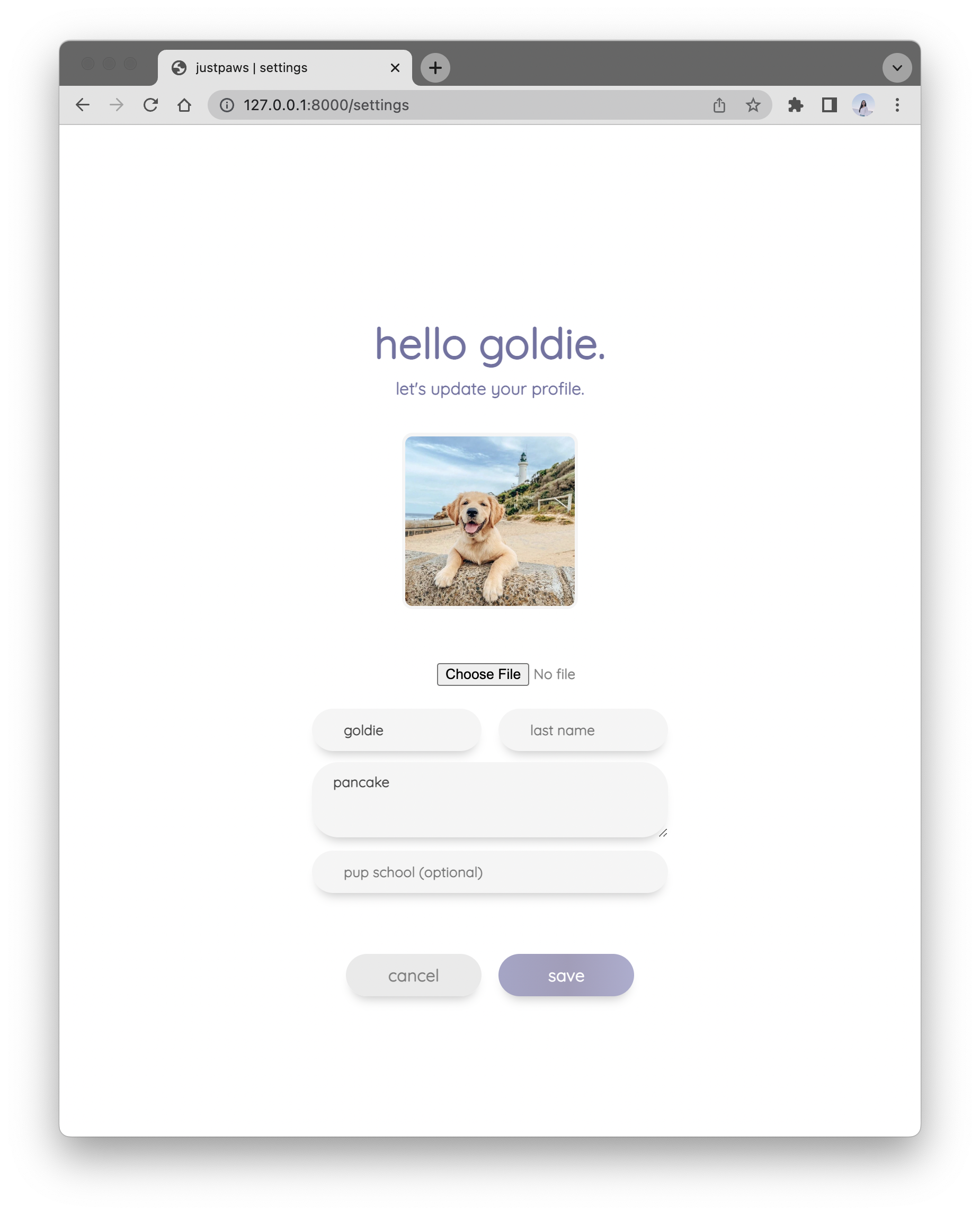 GitHub - dianna-SE/justpaws