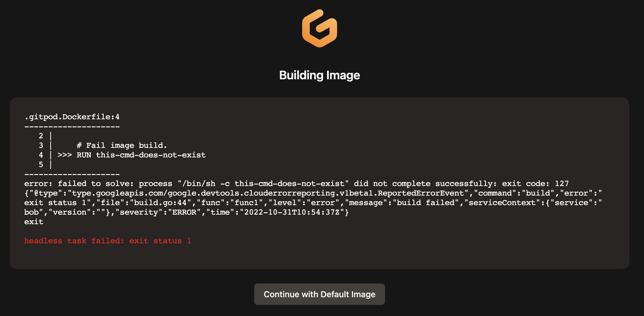 Failed image builds can result in many workspace instances, hiding the original issue · Issue ...