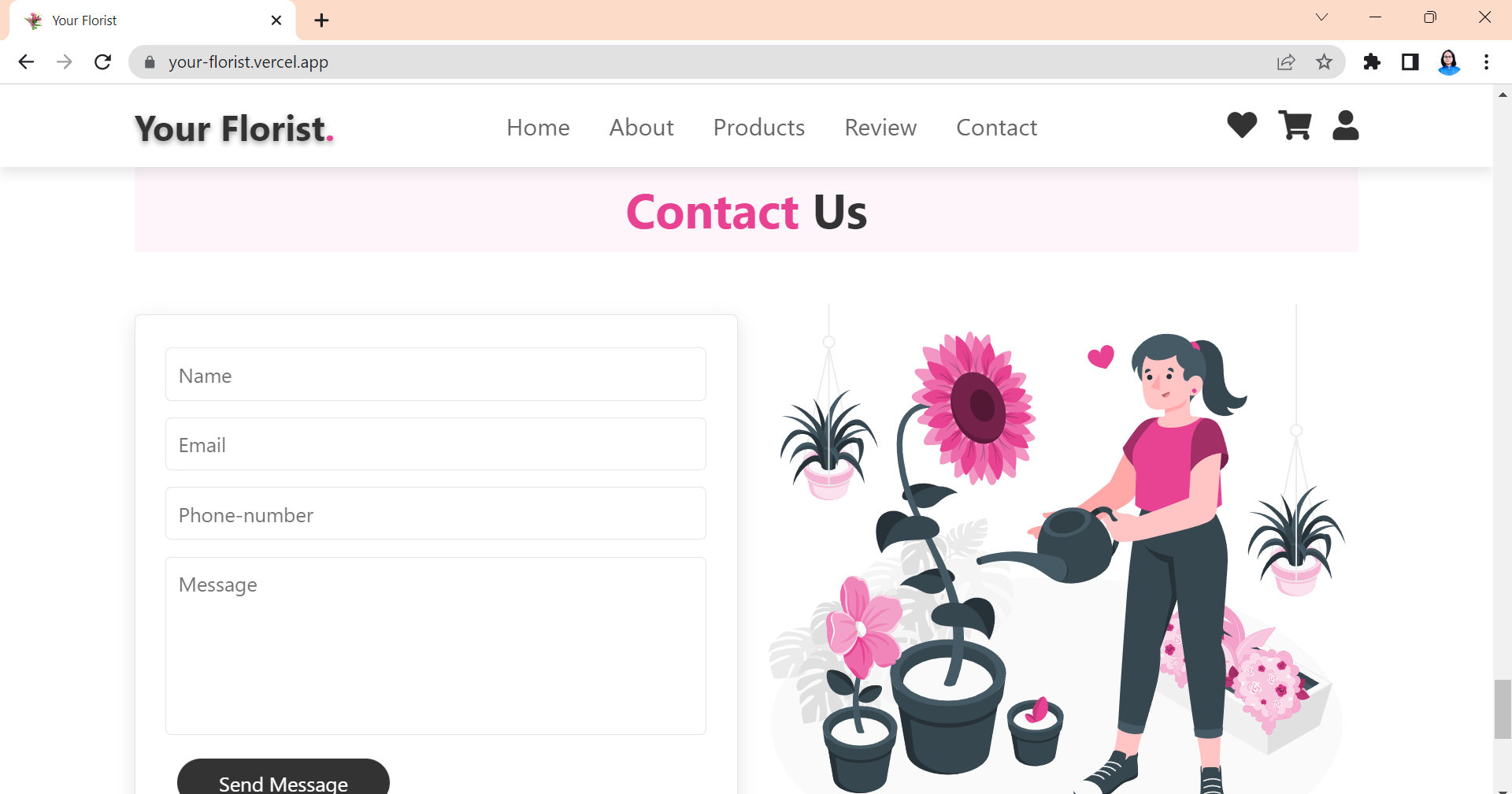 GitHub - pragati-tripathi05/Your-Florist: A responsive, simple HTML-CSS website for ordering ...