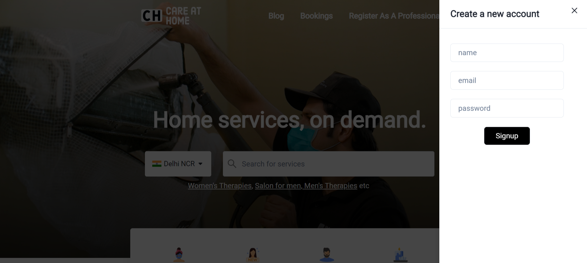 GitHub - pragati-tripathi05/Care-At-Home: CareAtHome is an online ...