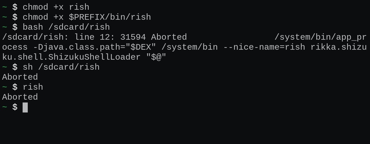 Shizuku/Termux not able to open Shell on One UI Beta 6 · Issue #335 · RikkaApps/Shizuku · GitHub