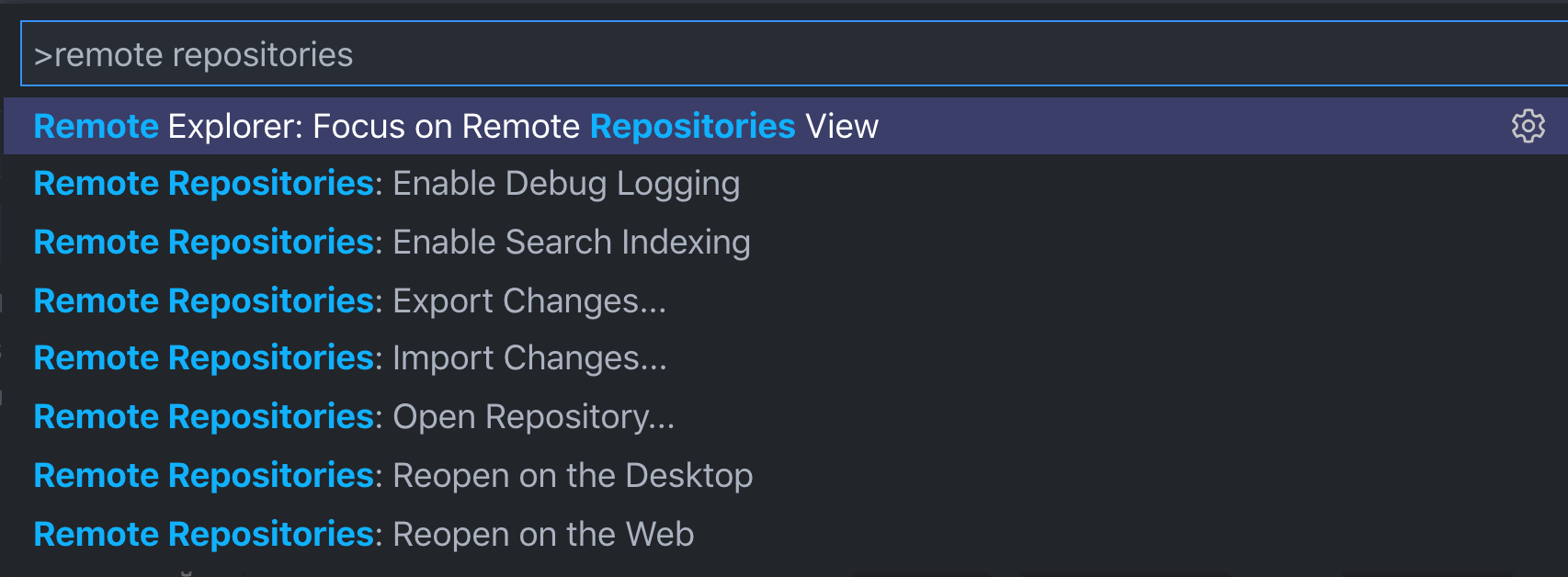 Commands are still mention "Remote Repositories" · Issue #60 ...