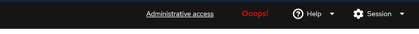 "Ooops" message pops up on Web Console. · Issue #18347 · cockpit-project/cockpit · GitHub