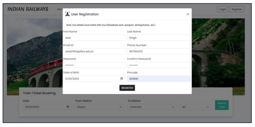 GitHub - nayandeep20028840/Train-Ticket-Booking-Management-System: In this project we developed ...