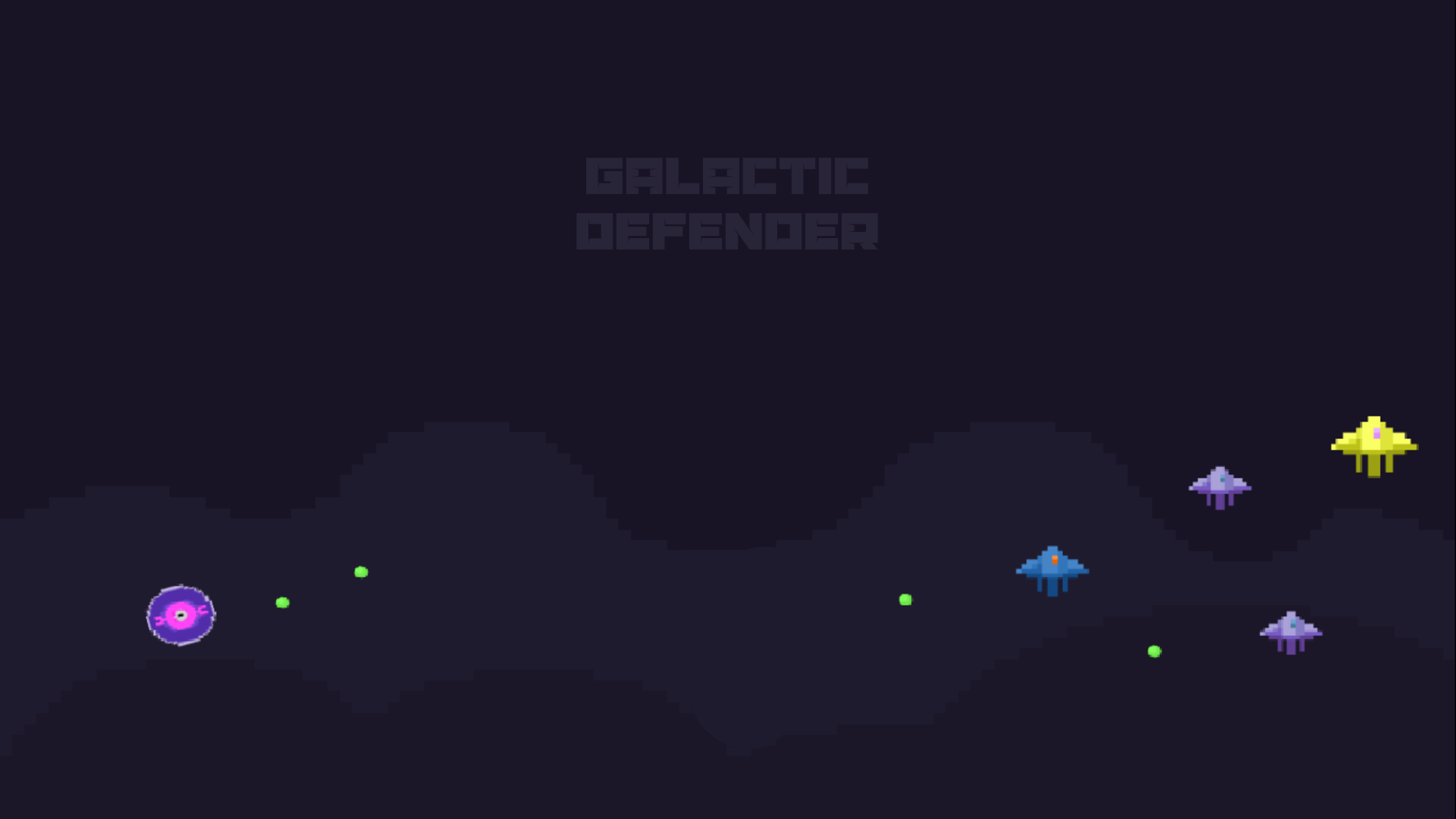 GitHub - ttateluc/galactic-defender: Alien Scroll Shooter