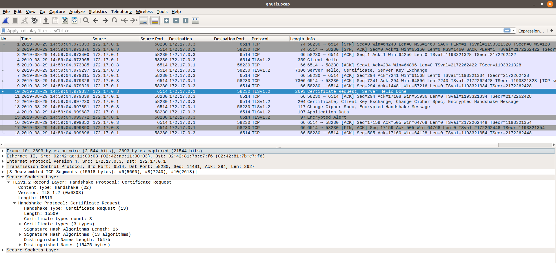 OpenSSL ossl streamDriver authMode anon does not support optional client certificate requests ...