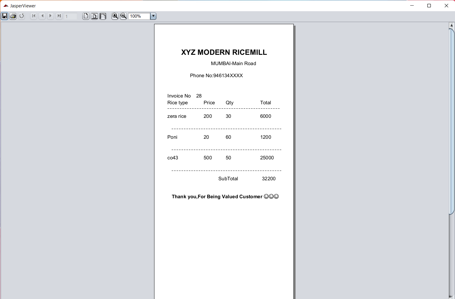 GitHub - PavithraPanchanathan/Billing-Software-for-Rice-mill
