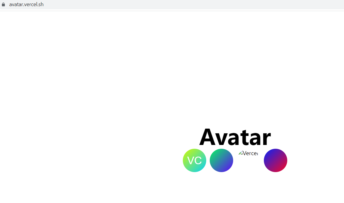 Image Not Being Displayed Broken · Issue 50 · Vercelavatar · Github 