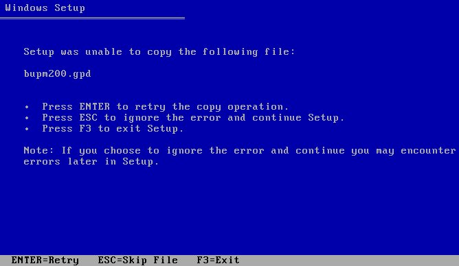 Windows NT, 2000, XP - how to install them as guest? · Issue #3538 ...