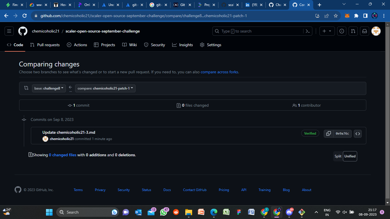 Challenge#1-#23 Taniya · Issue #232 · scaleracademy/scaler-open-source-september-challenge · GitHub