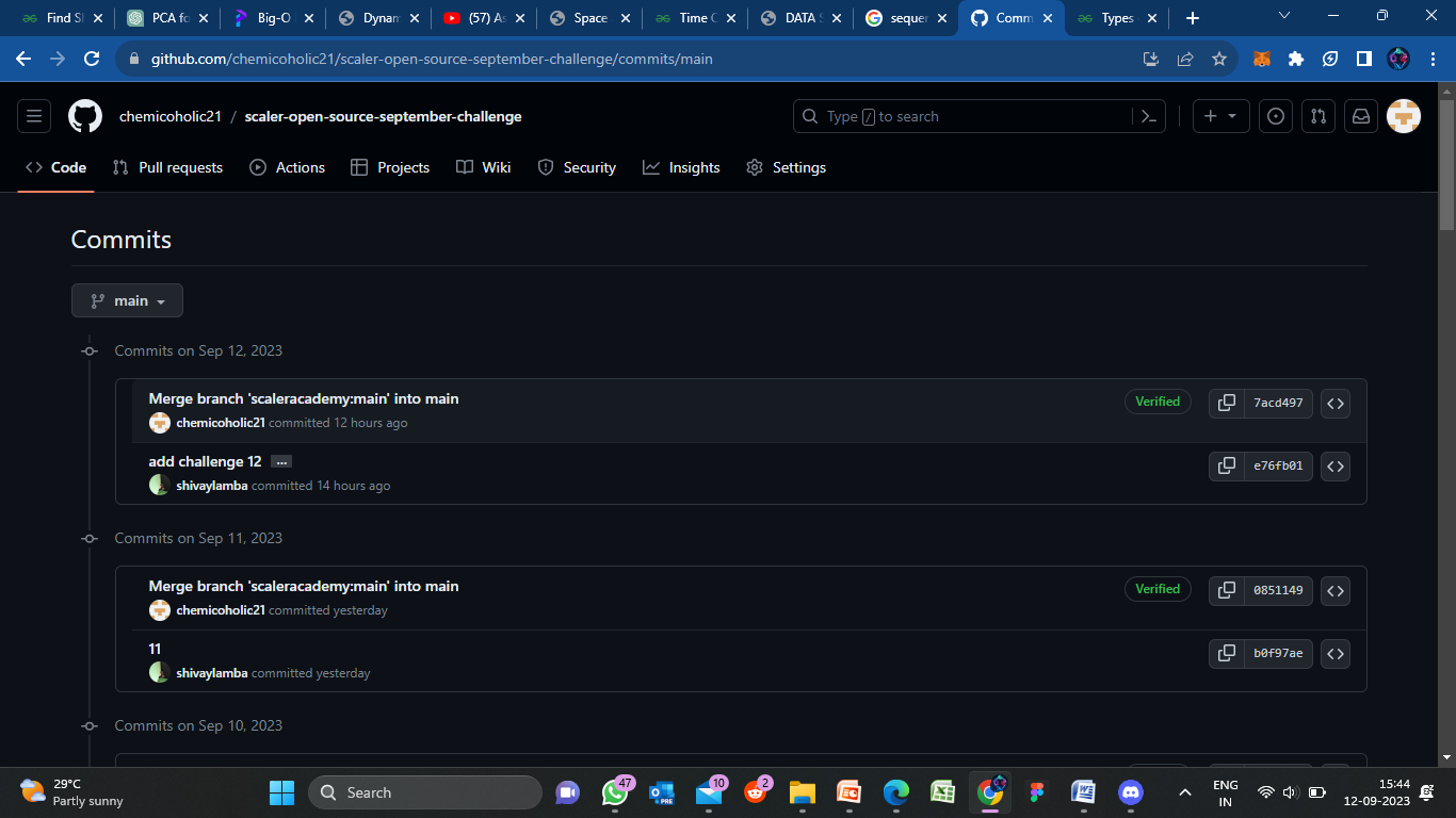 Challenge#1-#23 Taniya · Issue #232 · scaleracademy/scaler-open-source-september-challenge · GitHub