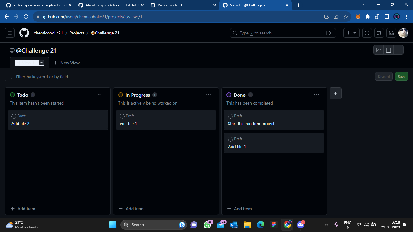 Challenge#1-#23 Taniya · Issue #232 · scaleracademy/scaler-open-source-september-challenge · GitHub