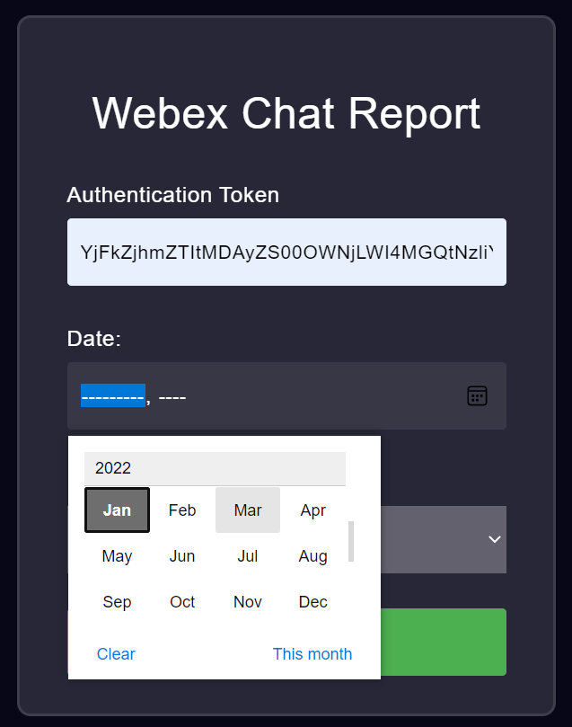 GitHub - xanderstevenson/Webex_chat_report