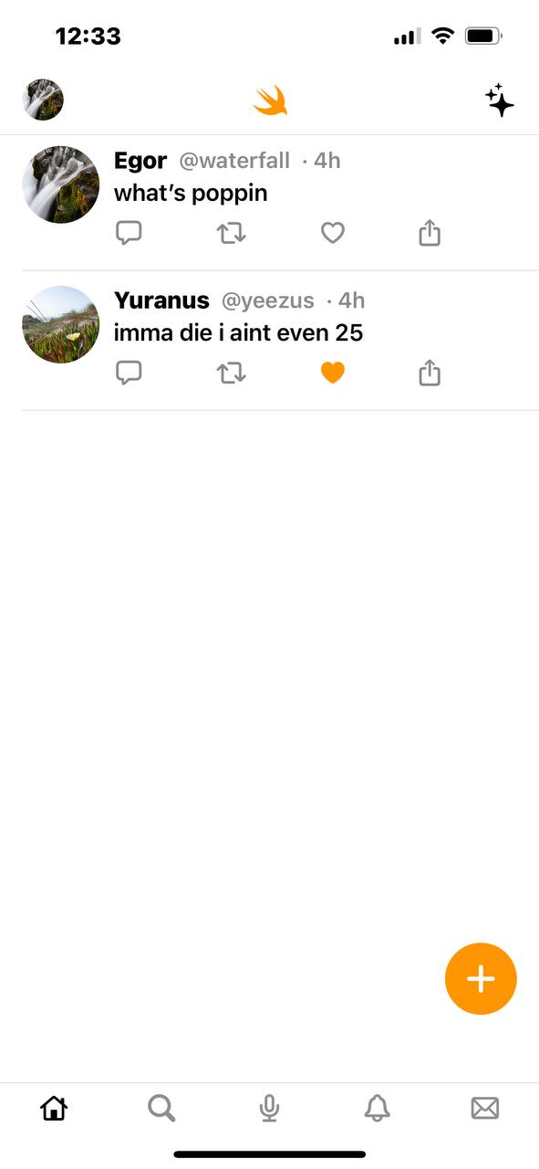 GitHub - whythxt/Swifter: Twitter clone