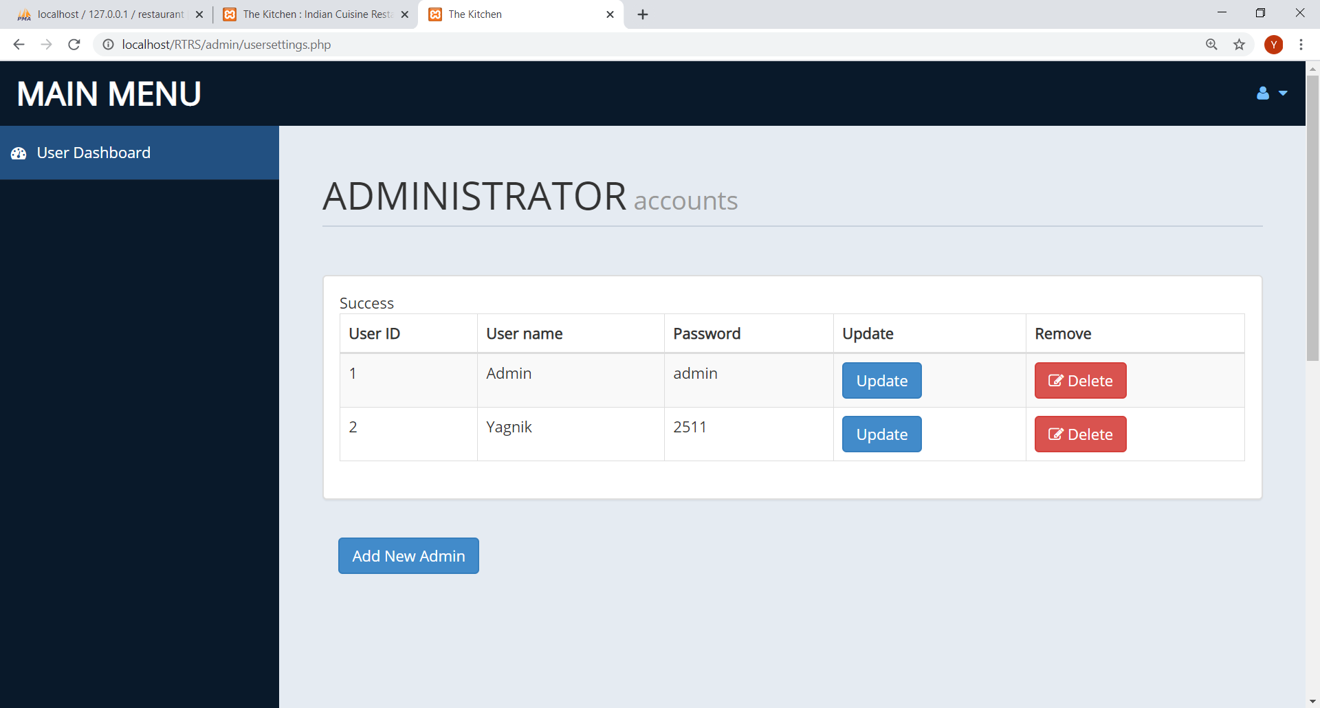 Github Yagnikpipaliya Restaurant Table Reservation System