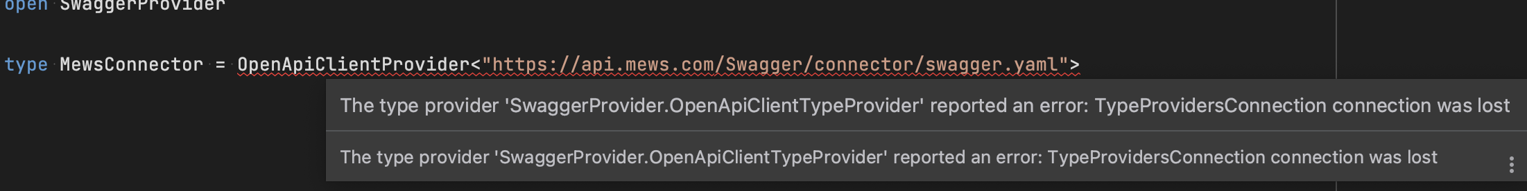 Cannot generate OpenApiClientProvider for Mews endpoint · Issue #210 · fsprojects ...