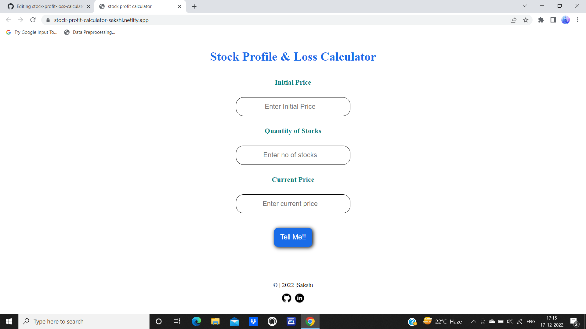 GitHub - Sakshi1626/stock-profit-loss-calculator: This app will tell you about stock profit and loss