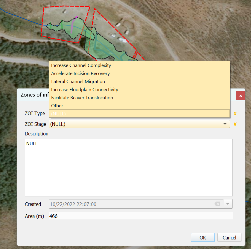 Make Zoi Type List Vary Based On Structure Or Complex And Specify