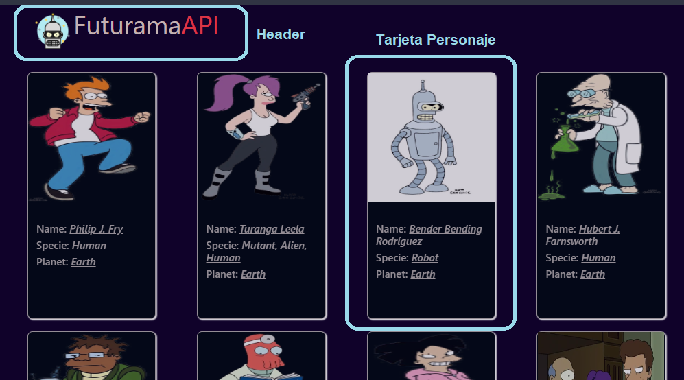 GitHub - DMosqueraL/ConsumoFuturamaApi