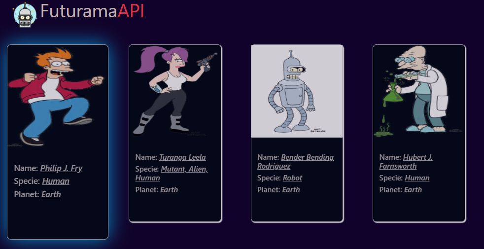 GitHub - DMosqueraL/ConsumoFuturamaApi