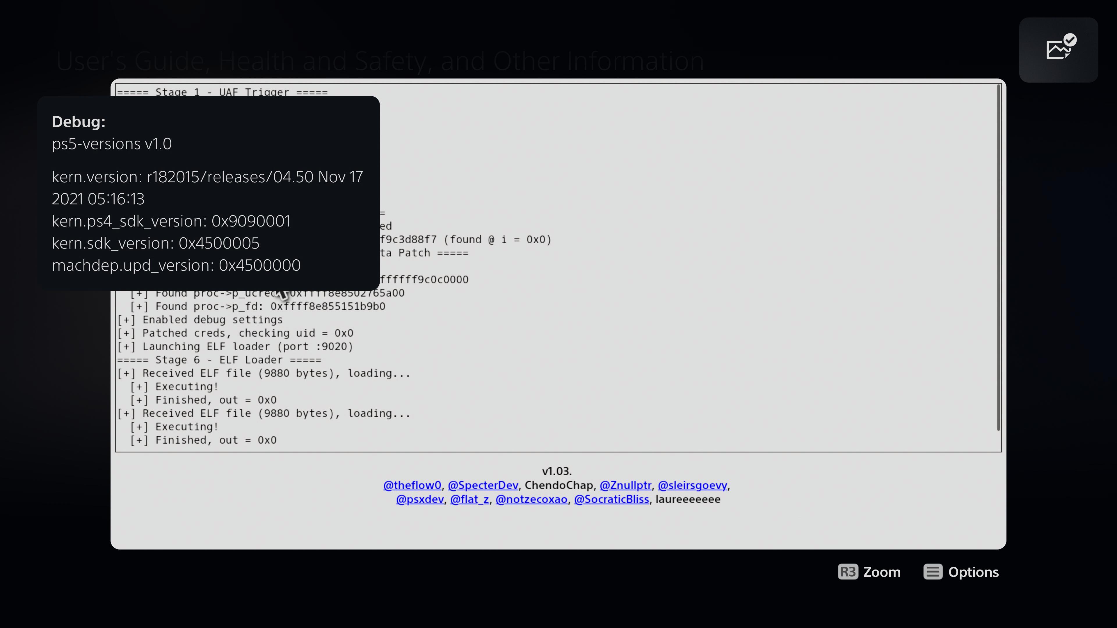 PS5 4.50 · Issue #1 · SiSTR0/ps5-versions · GitHub