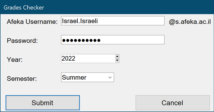 GitHub - StavHayounNoiberg/GradesChecker: Automatic grades checker for Afeka students