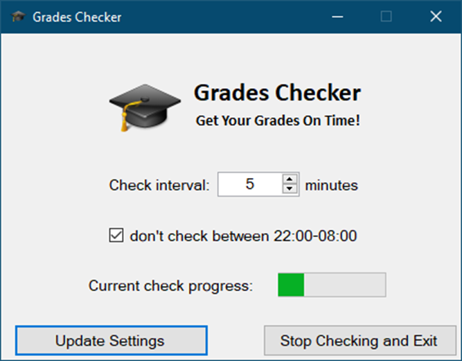 GitHub - StavHayounNoiberg/GradesChecker: Automatic grades checker for ...