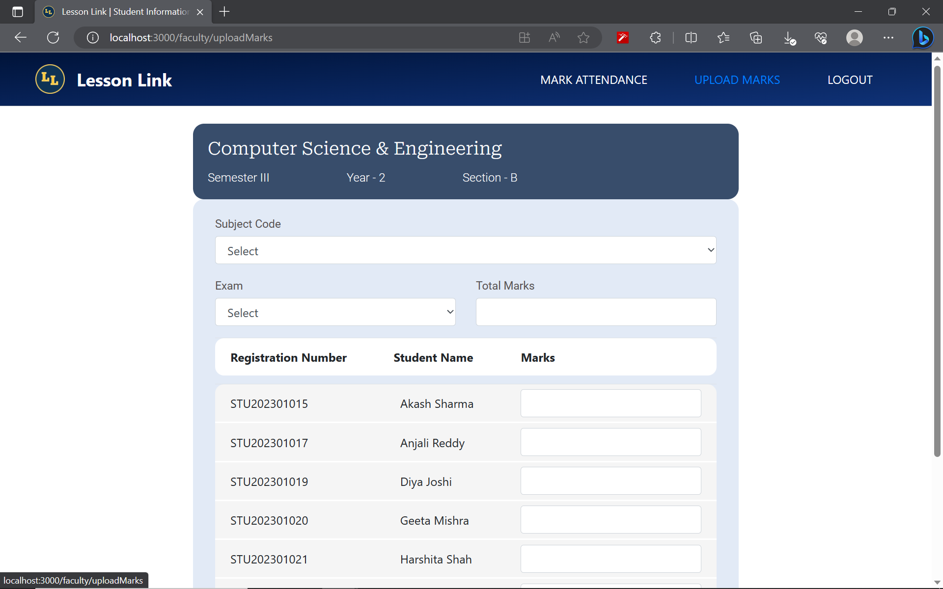 GitHub - KshitizSachan/Lesson-Link-codebase: Fullstack Learning management system