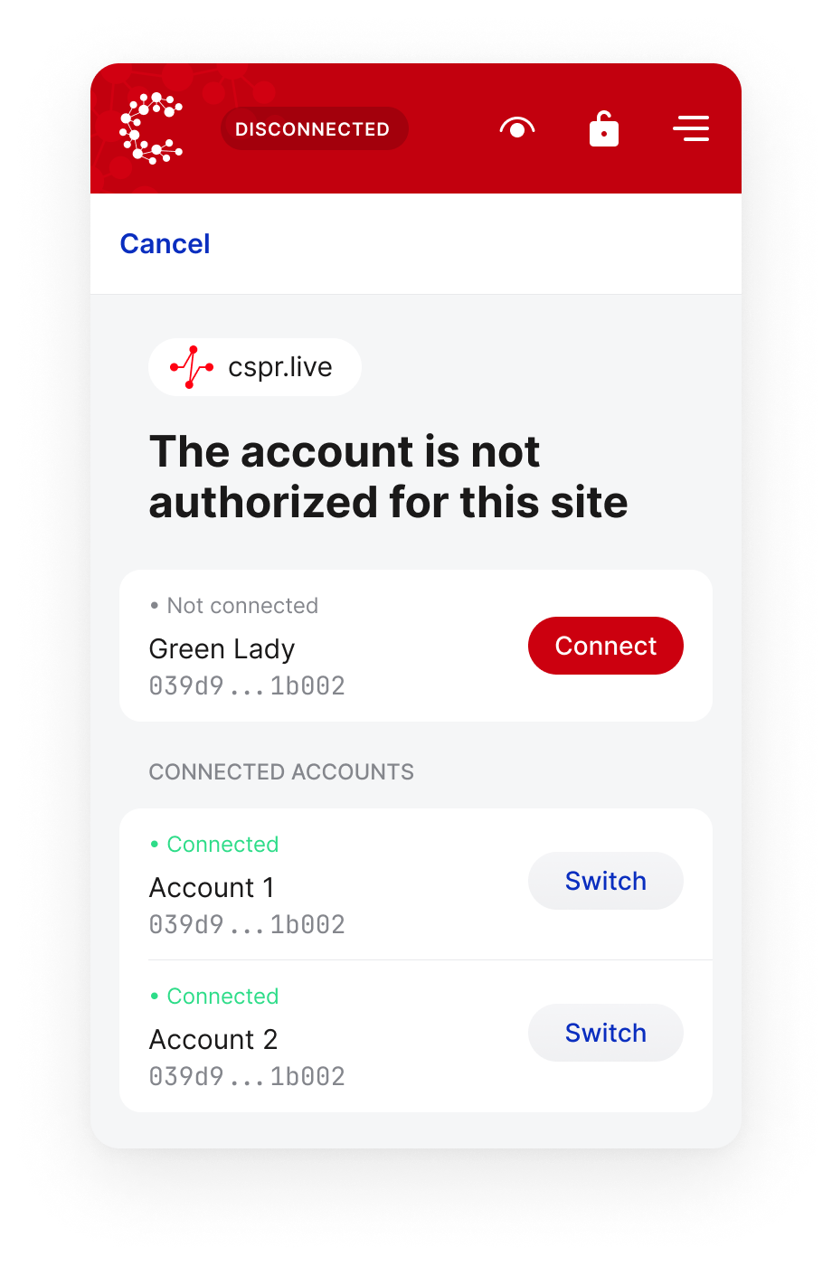 As a Signer user I can connect one or more accounts to a dapp · Issue #114 · make-software ...
