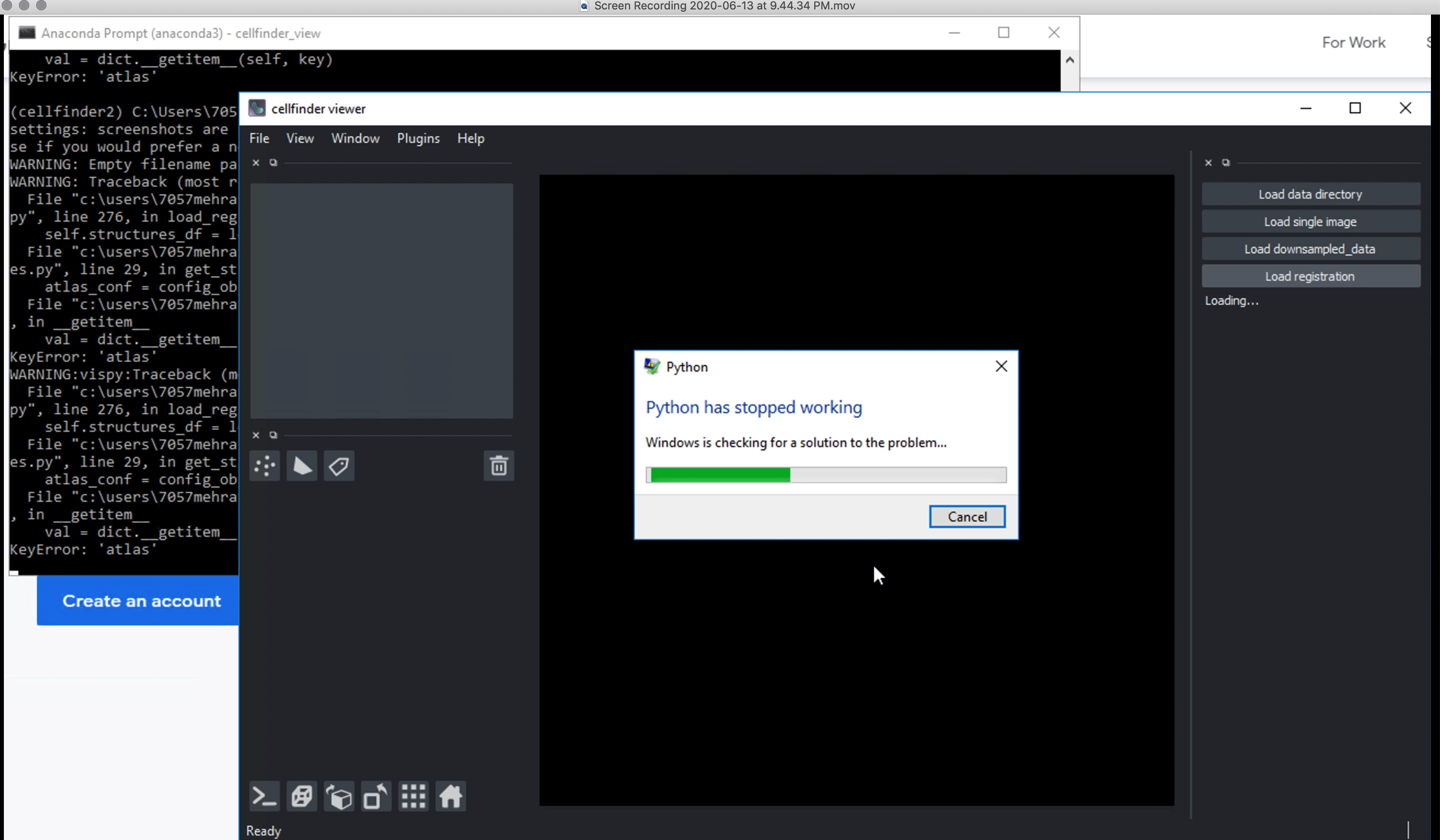 [BUG] cellfinder_view error: ModuleNotFoundError: No module named ...
