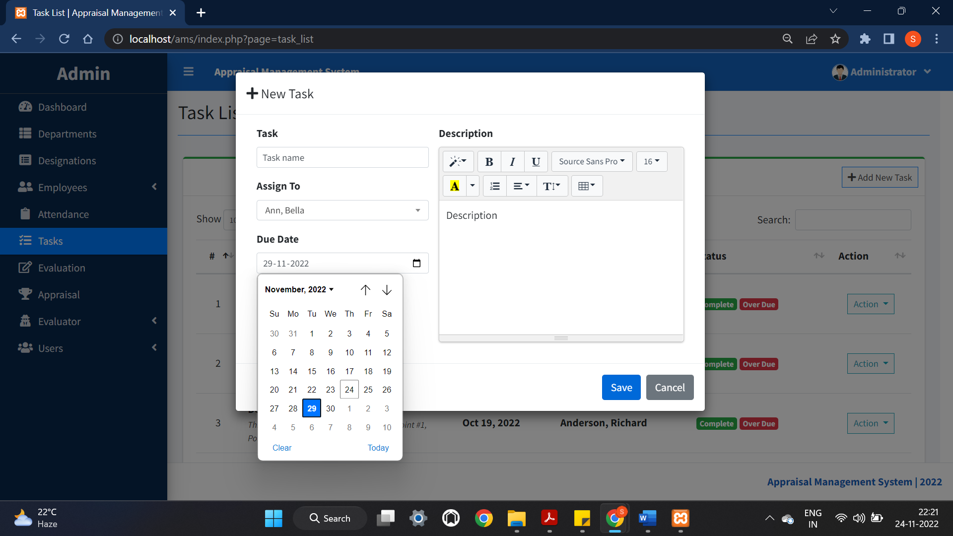 GitHub - thisIsSneha06/Appraisal_Mgmt_System