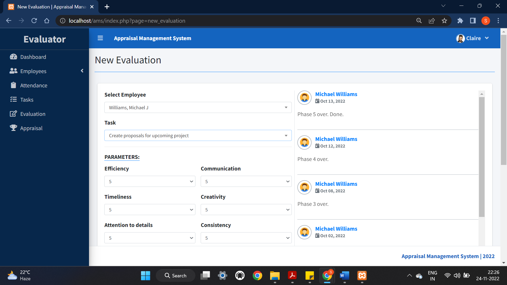 GitHub - thisIsSneha06/Appraisal_Mgmt_System