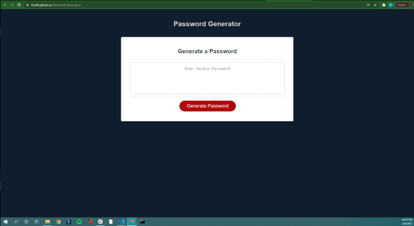 GitHub - Rbodil/Password-Generator