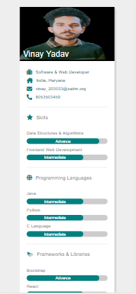 GitHub - vinay-a1coder/Resume_webpage: A resume webpage created using HTML and CSS is a digital ...