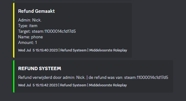 GitHub - nickvmeurs/esx_refundsystem: Remake of esx_refundsystem by byK3#7147, it now has logs ...