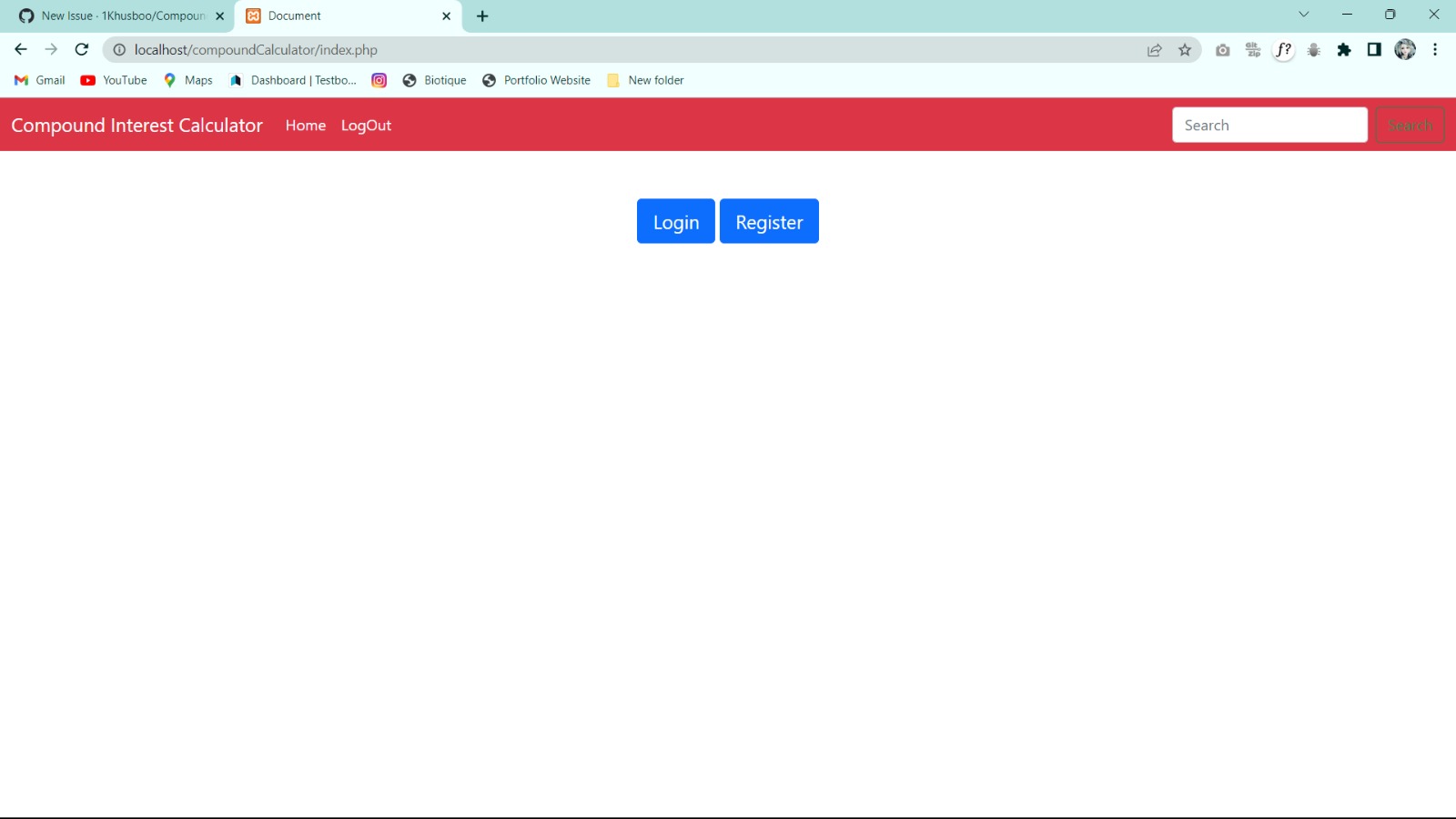 GitHub - 1Khusboo/CompoundInterestCalculator