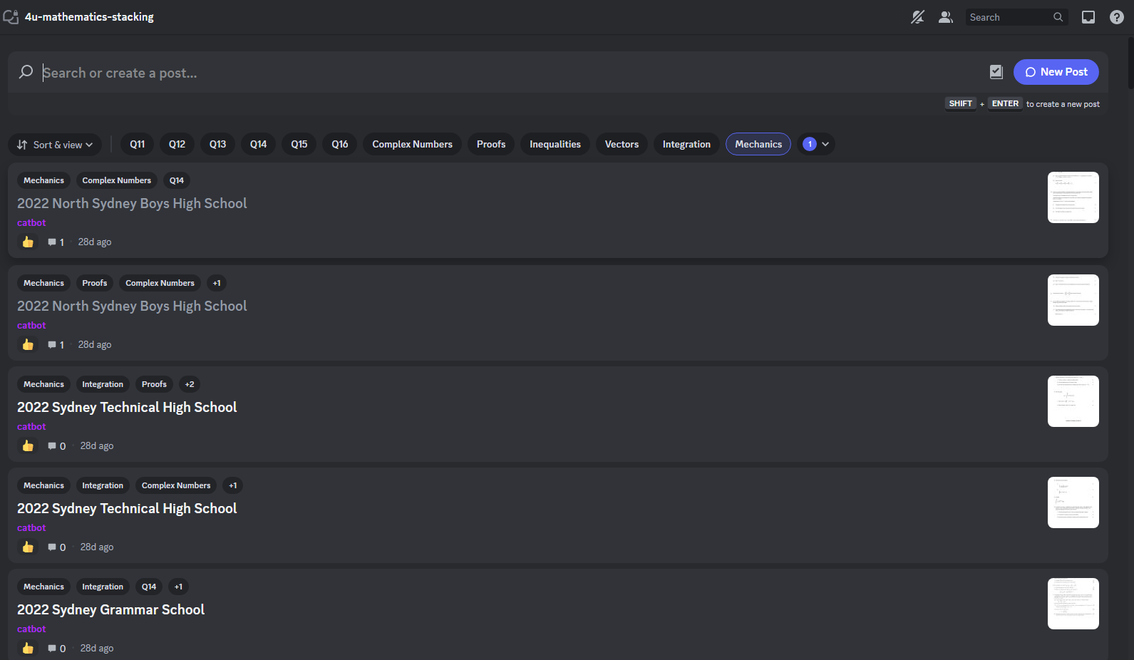 GitHub - exwaii/catbot: bot that scrapes questions from exam paper pdfs and uploads them onto ...