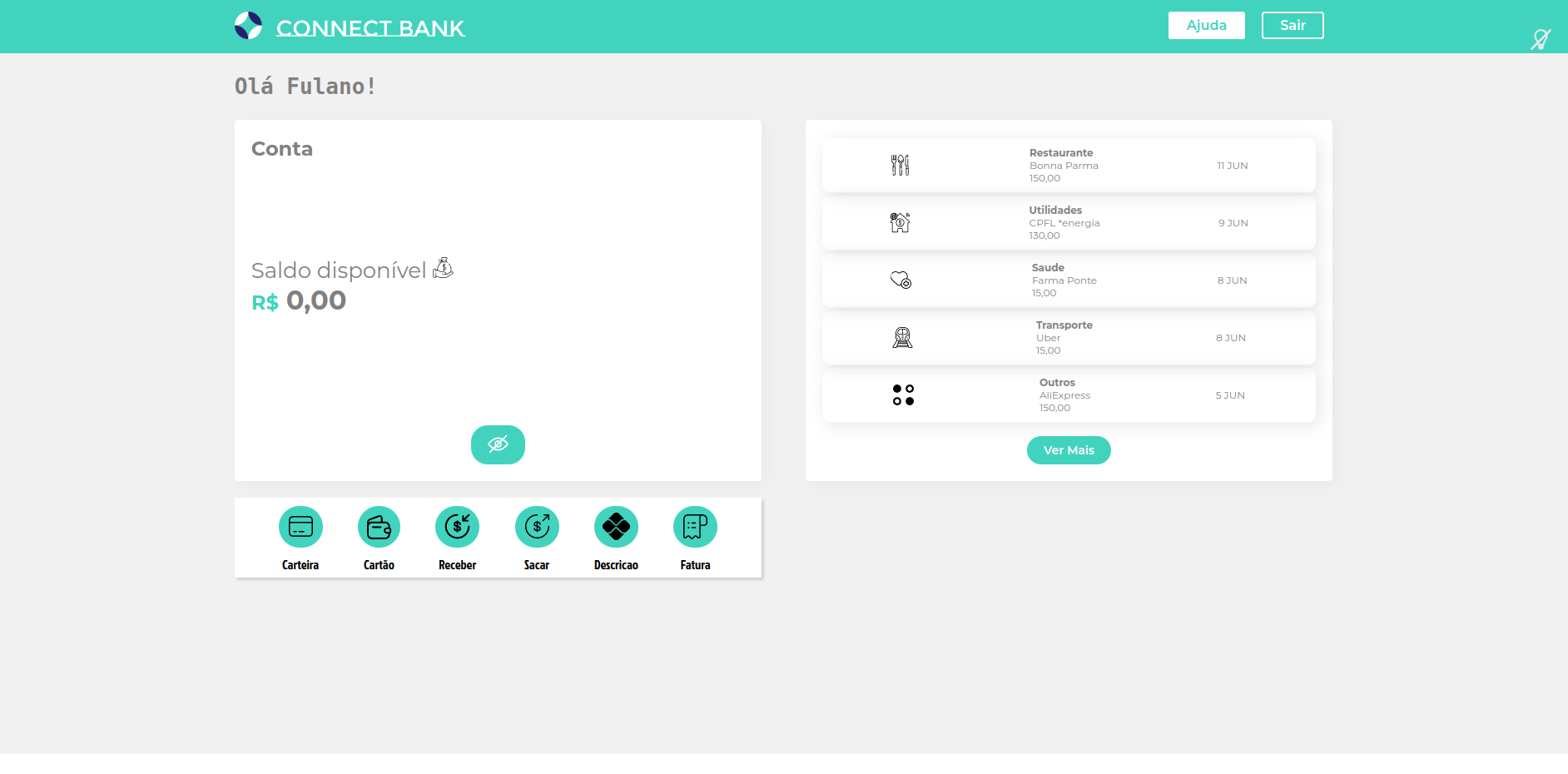 GitHub - leuzindev/connect-bank: Banco com sistema de PIX e autenticação