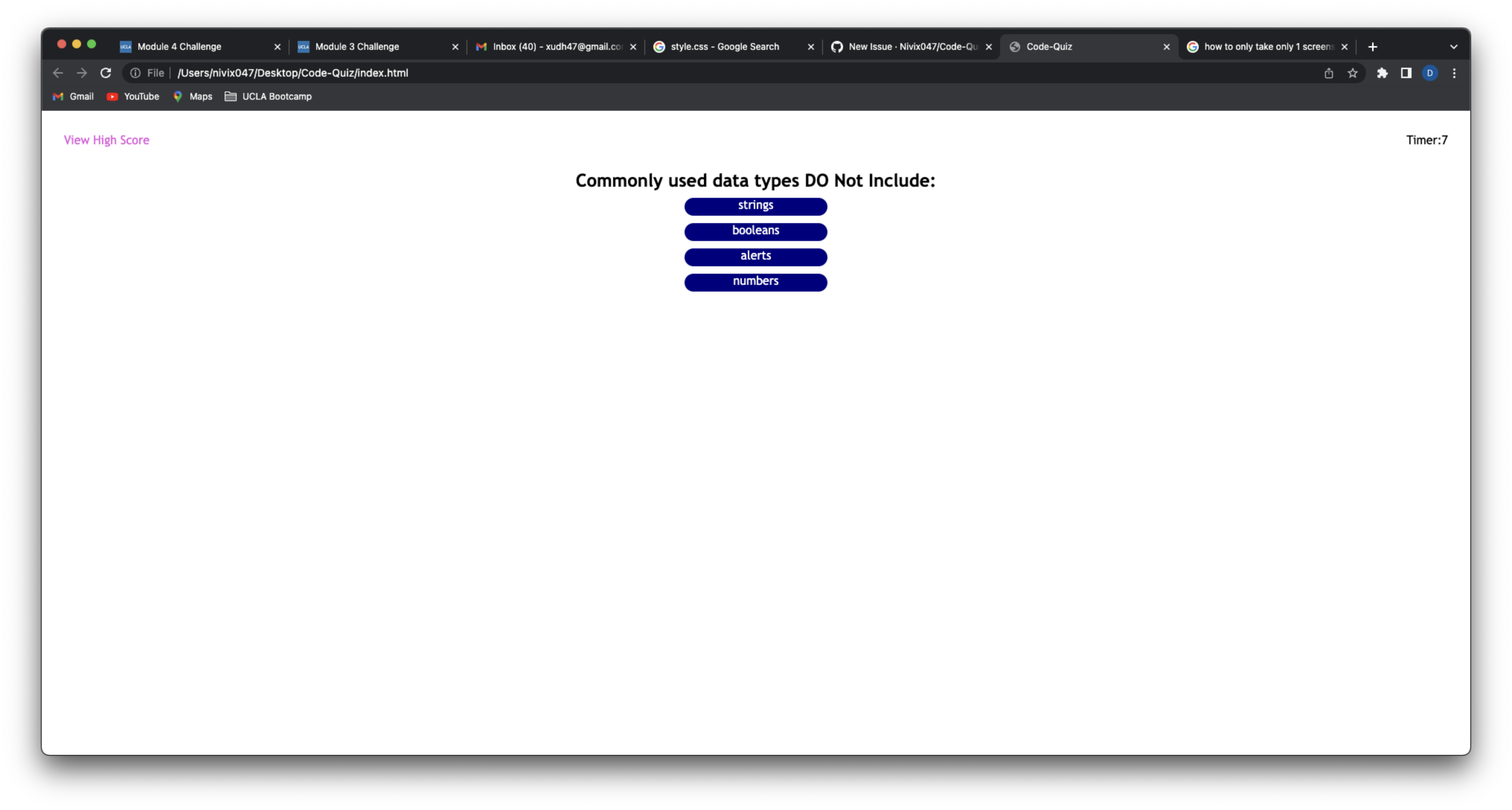GitHub - Nivix047/Code-Quiz
