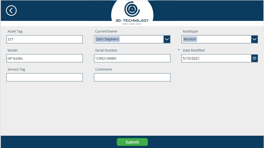 GitHub - zrstepheDev/Asset-Management-Power-App: Source files for Asset ...