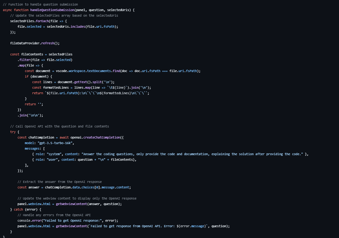 [FEAT] Save each message and pass it as another user message to give ...