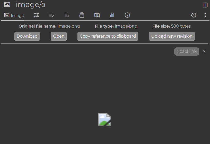 Bug Report A Backslash In The Name Of An Image Makes It Not Display When Viewed Directly 