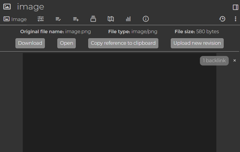 (Bug report) A backslash in the name of an image makes it not display when viewed directly ...