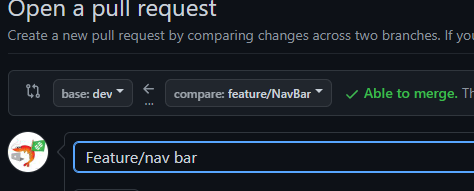 pull request 생성방법 - second-Joe/frontend GitHub Wiki