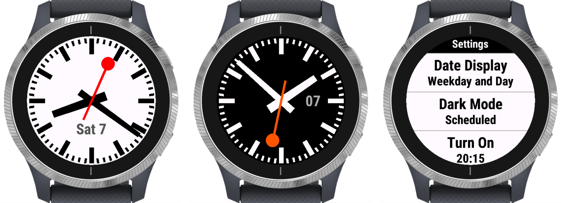 GitHub - ahuggel/SwissRailwayClock: An analog watchface for Garmin watches