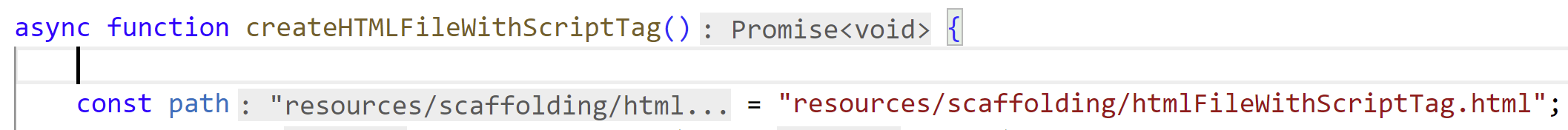 Inlay hint for type of literal-initialized constant is unnecessary ...