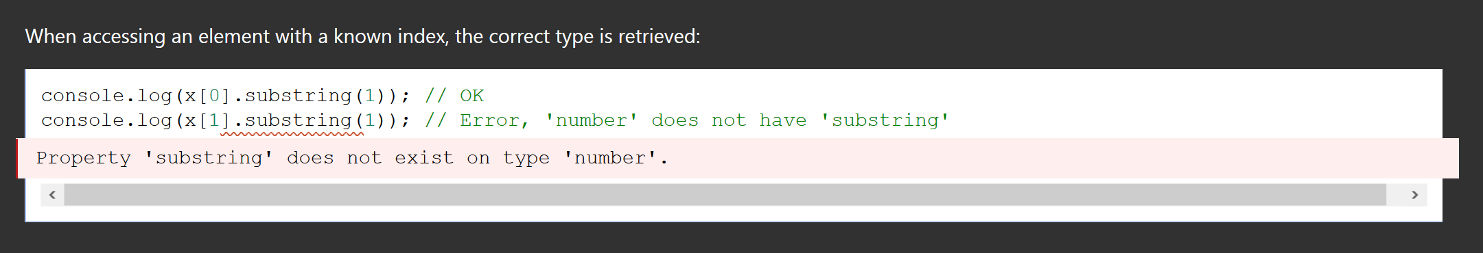 Squiggle misalignment in docs · Issue #493 · microsoft/TypeScript-Website · GitHub