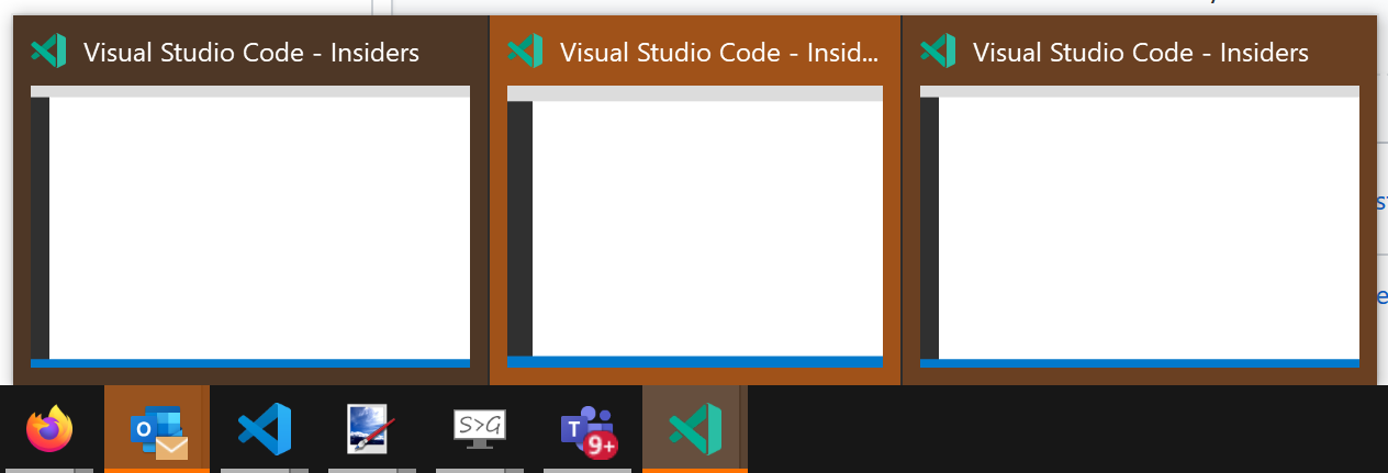 Restarting VS Code causes all window icons to flash · Issue #95148 ...