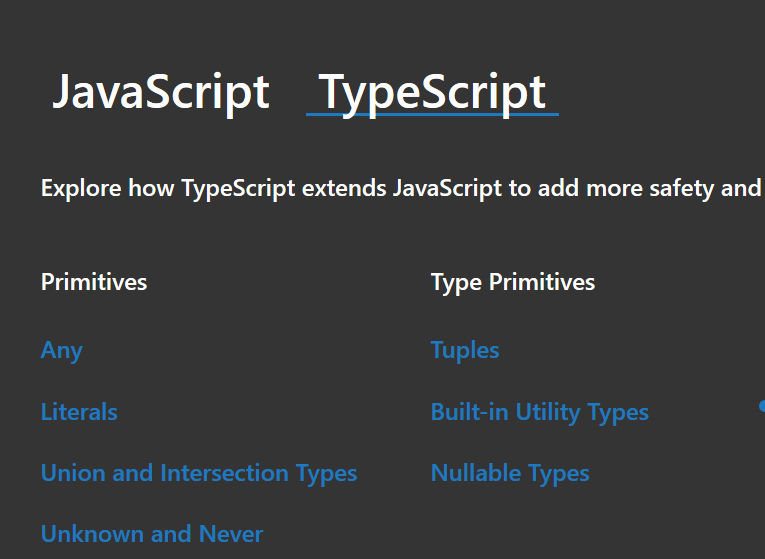 Playground: "Tuples" example link is broken · Issue #567 · microsoft/TypeScript-Website · GitHub