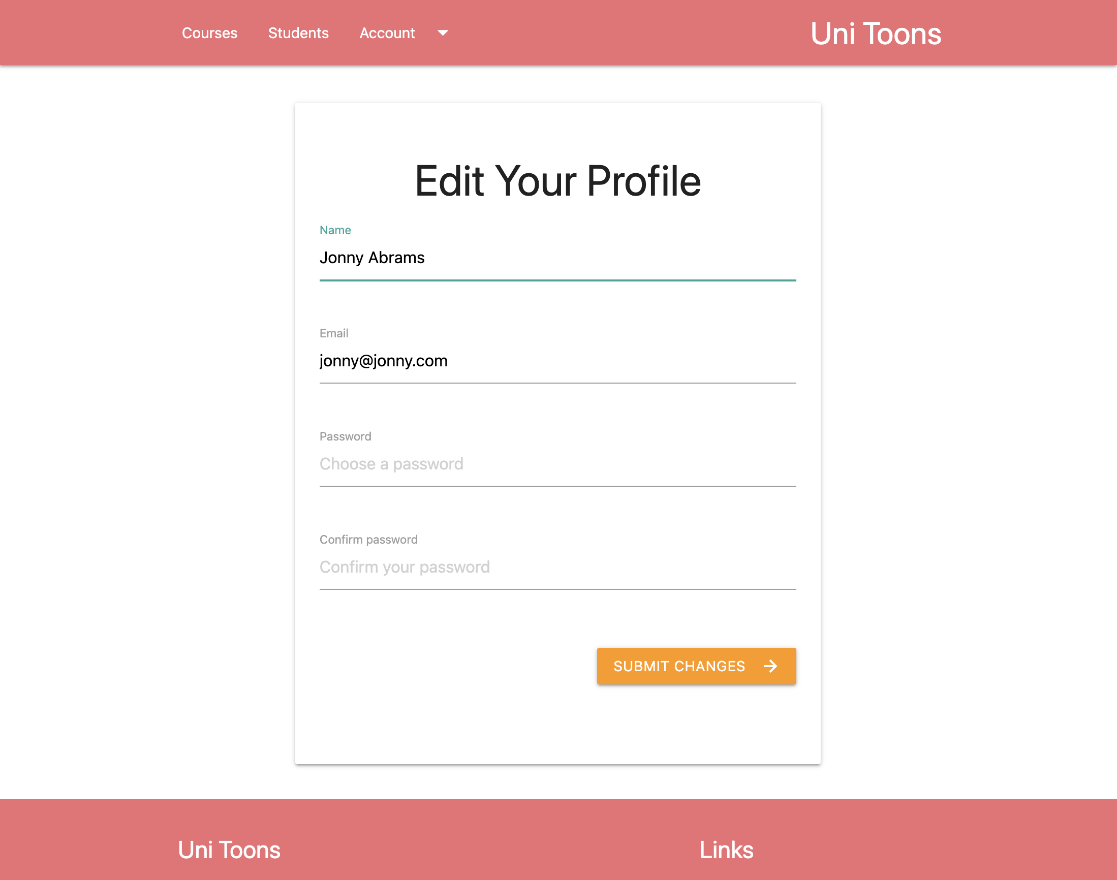 GitHub - jonnyabrams/rails_university_app: University enrolment app using Ruby on Rails 5 and ...